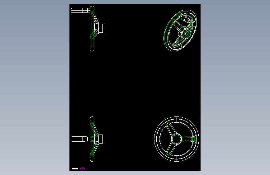 塑膠手輪NRP,RP-2D多系列多零件图纸模型_AotuCAD dxf_模型图纸下载 – 懒石网
