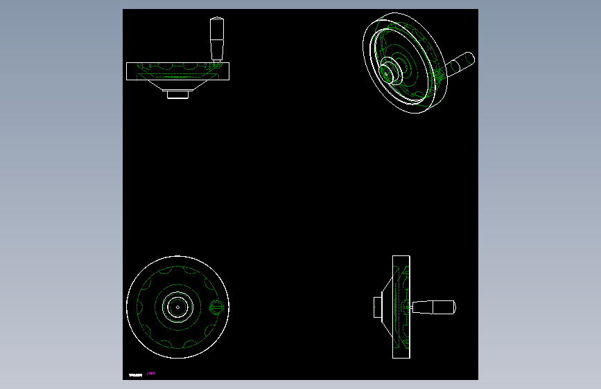 塑膠手輪VDO.FP+IR-2D多系列多零件图纸模型_AotuCAD dxf_模型图纸下载 – 懒石网
