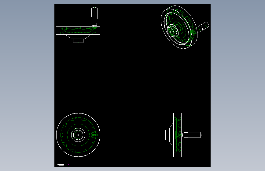 塑膠手輪VDO.FP+IR-2D多系列多零件图纸模型_AotuCAD dxf_模型图纸下载 – 懒石网