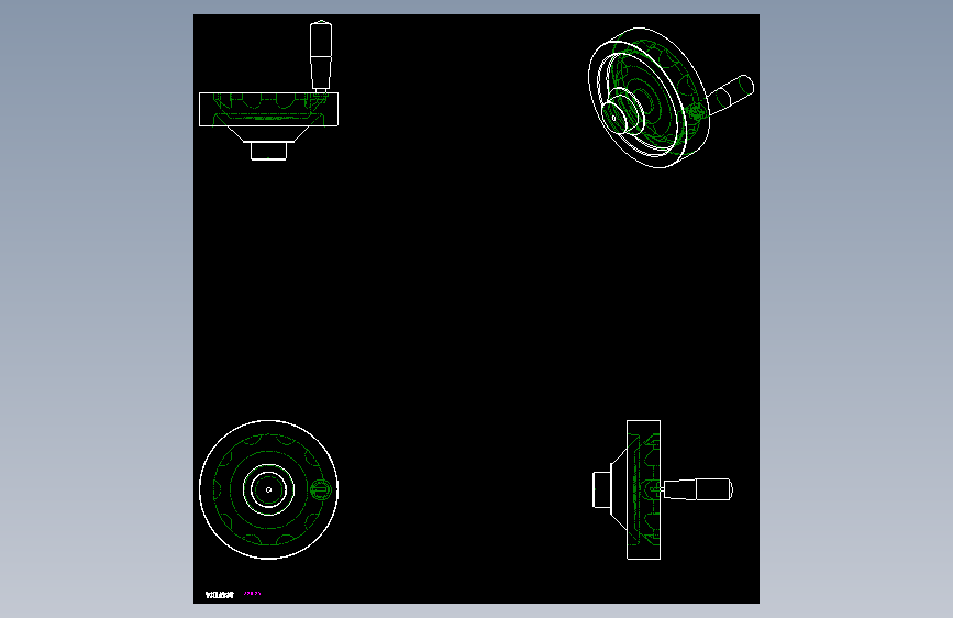塑膠手輪VDO.FP+IR-2D多系列多零件图纸模型_AotuCAD dxf_模型图纸下载 – 懒石网