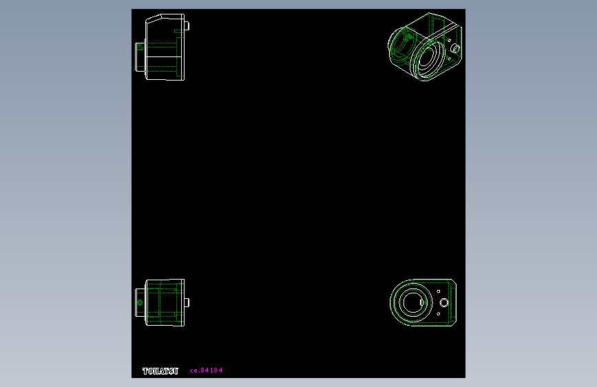 位置顯示器(DD51)(AN)-2D多系列多零件图纸模型_AotuCAD dxf_模型图纸下载 – 懒石网