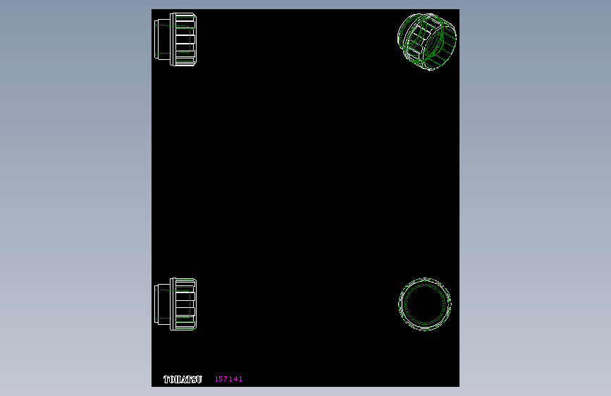 油箱蓋T.440-2D多系列多零件图纸模型_AotuCAD dxf_模型图纸下载 – 懒石网