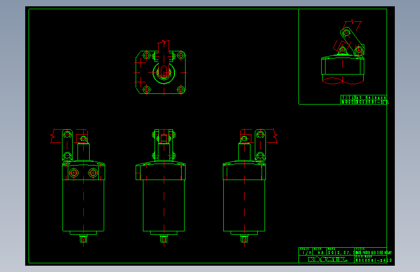 KOSMEKWCE2501-2ALD多系列多零件图纸模型多系列多零件图纸模型_AotuCAD dxf_模型图纸下载 – 懒石网