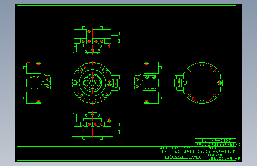 KOSMEKSWR0250-MF-B多系列多零件图纸模型多系列多零件图纸模型_AotuCAD dxf_模型图纸下载 – 懒石网