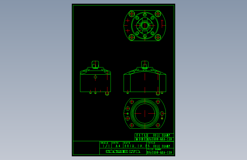 KOSMEKSFA3000-G0A-130多系列多零件图纸模型多系列多零件图纸模型_AotuCAD dxf_模型图纸下载 – 懒石网