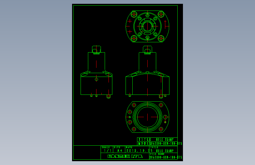 KOSMEKSFA3000-G0N-160-H75多系列多零件图纸模型多系列多零件图纸模型_AotuCAD dxf_模型图纸下载 – 懒石网