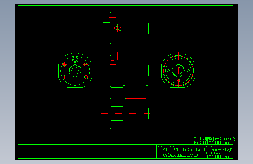 KOSMEKDT0551-GM_rev1多系列多零件图纸模型_AotuCAD dxf_模型图纸下载 – 懒石网