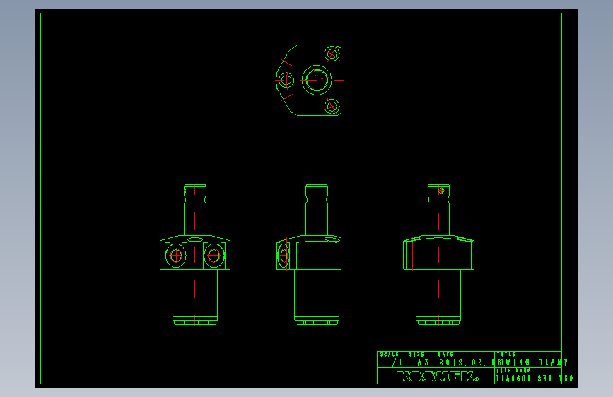 KOSMEKTLA0601-2BR-Y60多系列多零件图纸模型_AotuCAD dxf_模型图纸下载 – 懒石网