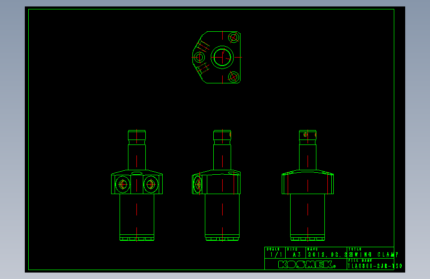 KOSMEKTLA0801-2JR-Y30多系列多零件图纸模型_AotuCAD dxf_模型图纸下载 – 懒石网