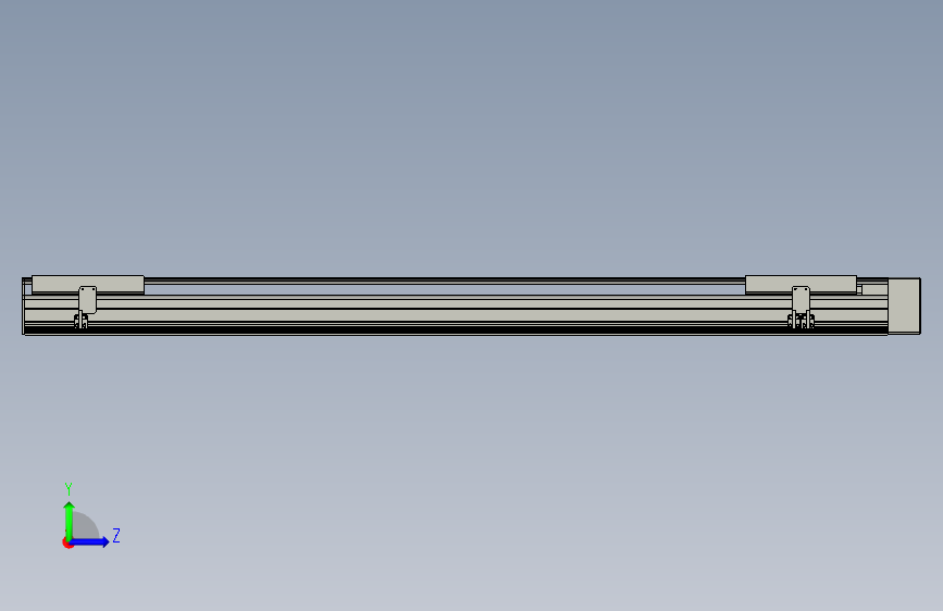 直线模组LHA21-S1450-L设计图纸_STEP_模型图纸下载 – 懒石网