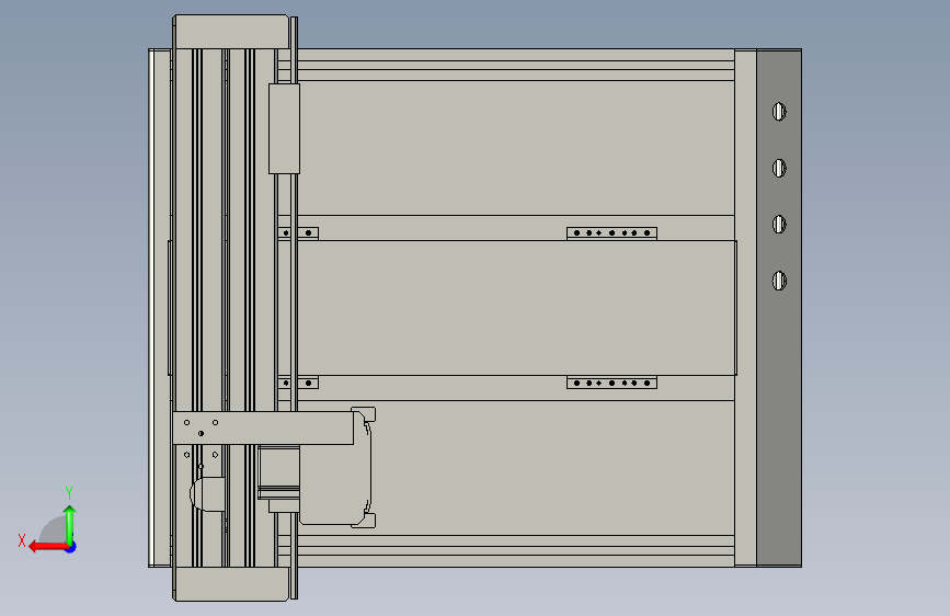 同步带桌面式平台B331-57步进_STEP_模型图纸下载 – 懒石网