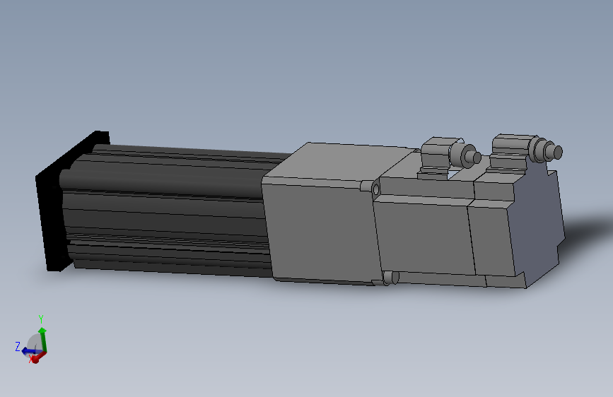电缸LEY32DS3A-30F_SOLIDWORKS 2018_模型图纸下载 – 懒石网