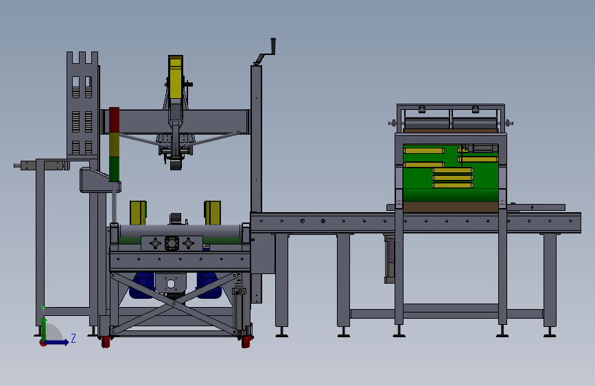 产品包装流水线沐风上传 Solidworks 2020 模型图纸下载 懒石网