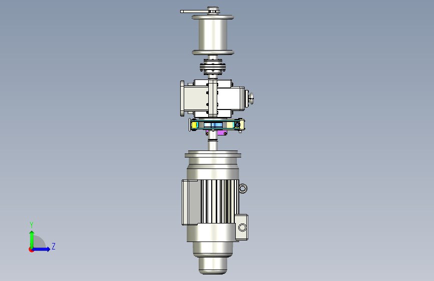 货运绞车--igs_IGES_模型图纸下载 – 懒石网