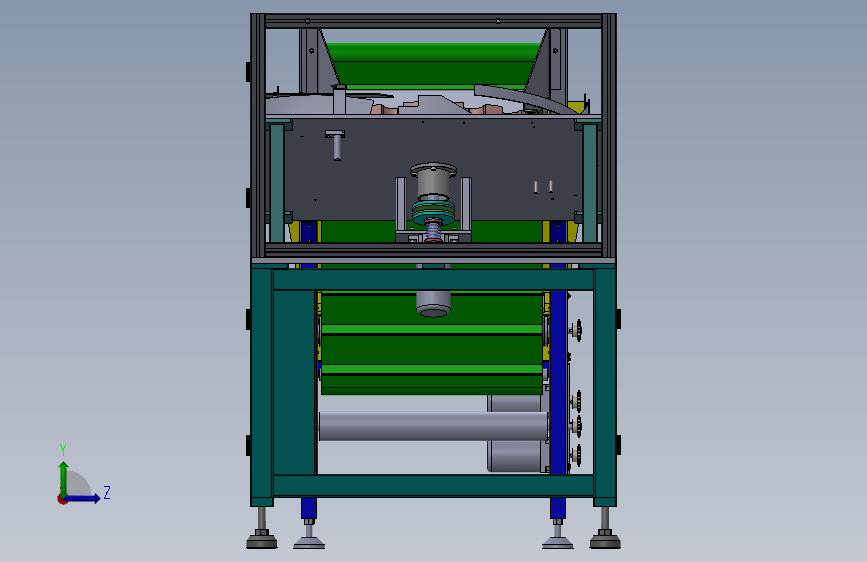 自动理瓶机含三维+CAD图纸_SOLIDWORKS_模型图纸下载 – 懒石网