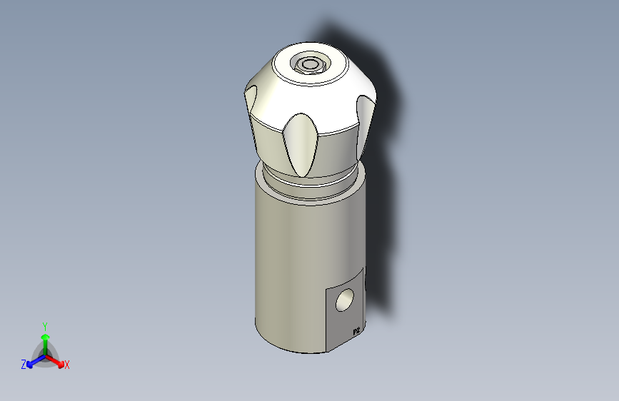压力调节器J50-C-B9-E2-V-N-V_STEP_模型图纸下载 – 懒石网