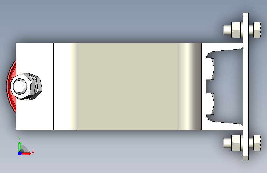 TD75型带式输送机弹簧缓冲托辊组 TD1C7_STEP_模型图纸下载 – 懒石网