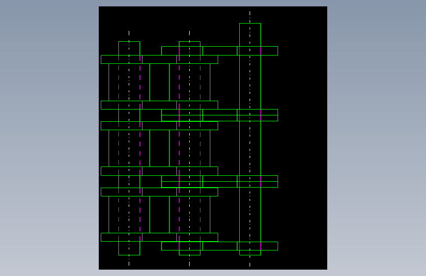 dreifach rollenkette -澳斯塔尔，根据DIN 8187 - ISO 606_AutoCAD 2010_模型图纸下载 – 懒石网