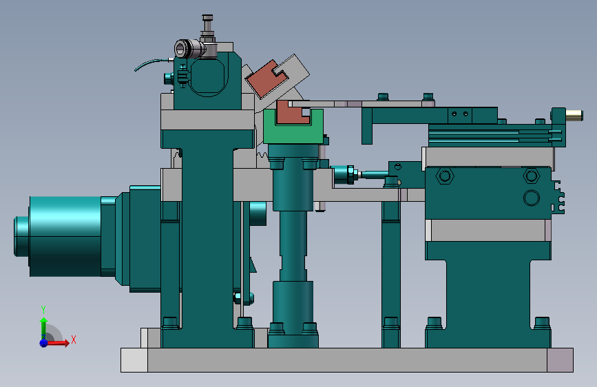 双工件翻转90度轨道对接结构 Solidworks 2022 模型图纸下载 懒石网