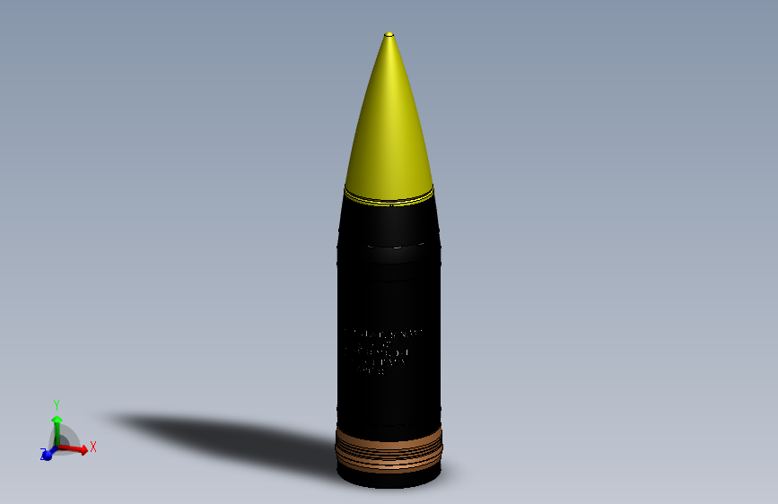 Mark8 Mod1超重型APCBC炮弹_SOLIDWORKS 2017_模型图纸下载 – 懒石网