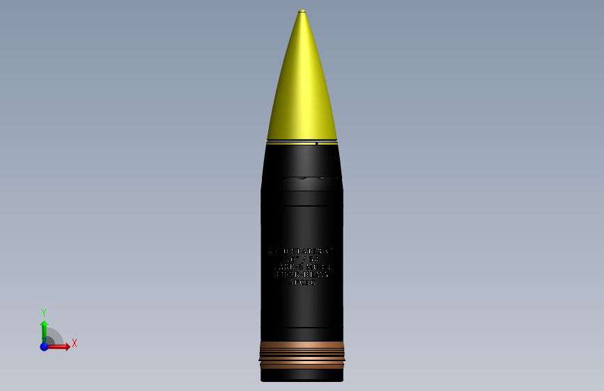 Mark8 Mod1超重型APCBC炮弹_SOLIDWORKS 2017_模型图纸下载 – 懒石网