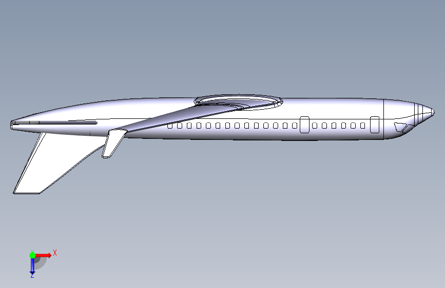 C929飞机模型曲面实体建模--984997--150_CATIA V5R20_模型图纸下载 – 懒石网