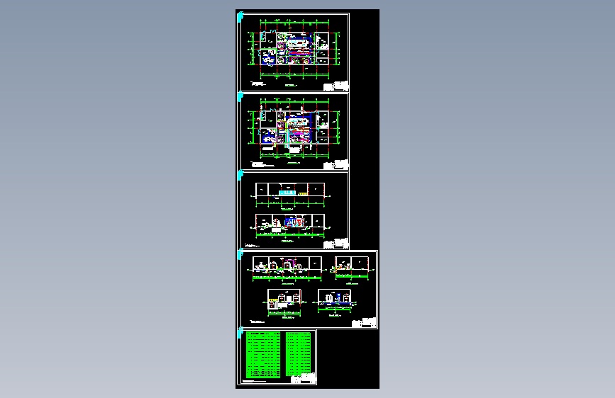 80t渗滤液处理MBR+DTRO工艺说明及全套图纸_AutoCAD 2004_模型图纸下载 – 懒石网