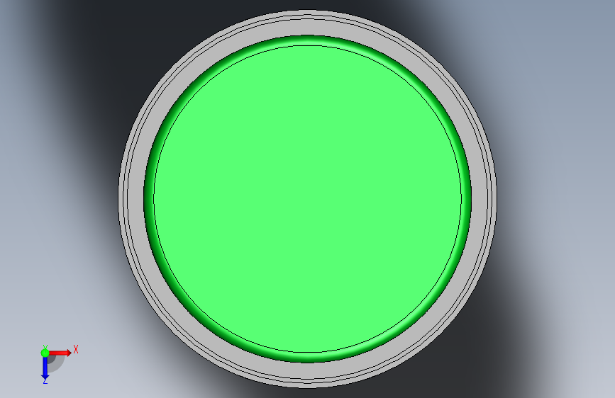 Ф16绿色按钮_SOLIDWORKS 2018_模型图纸下载 – 懒石网