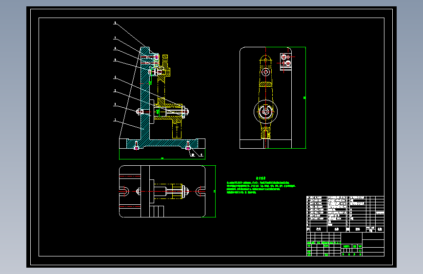 K068-杠杆(CA1340自动车床)（一）加工工艺及2套夹具设计【铣8mm槽+钻8孔】_AutoCAD 2004_模型图纸下载 – 懒石网