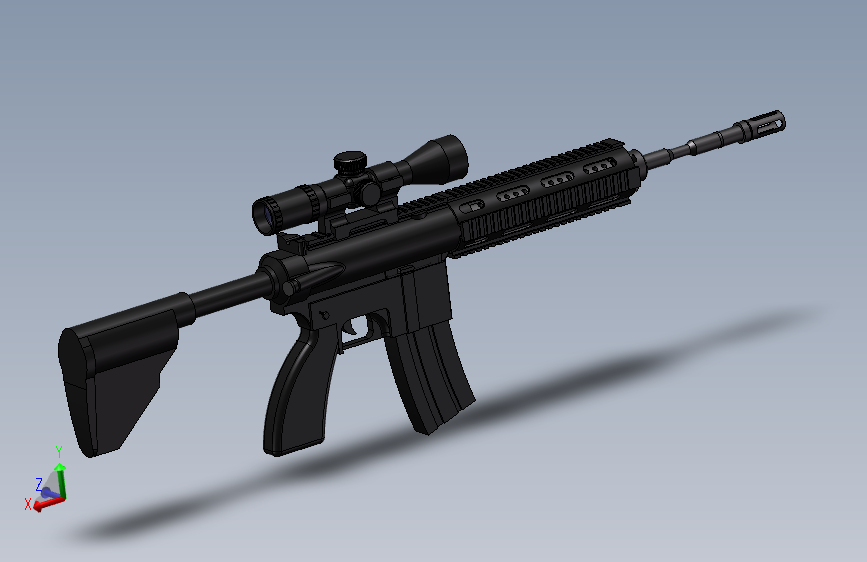 M416_SOLIDWORKS 2016_模型图纸免费下载 – 懒石网