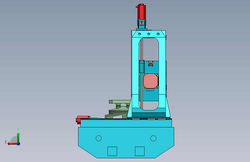D0272-卧式加工中心三维数模三维SW2017带参_SOLIDWORKS 2017_模型图纸下载 – 懒石网
