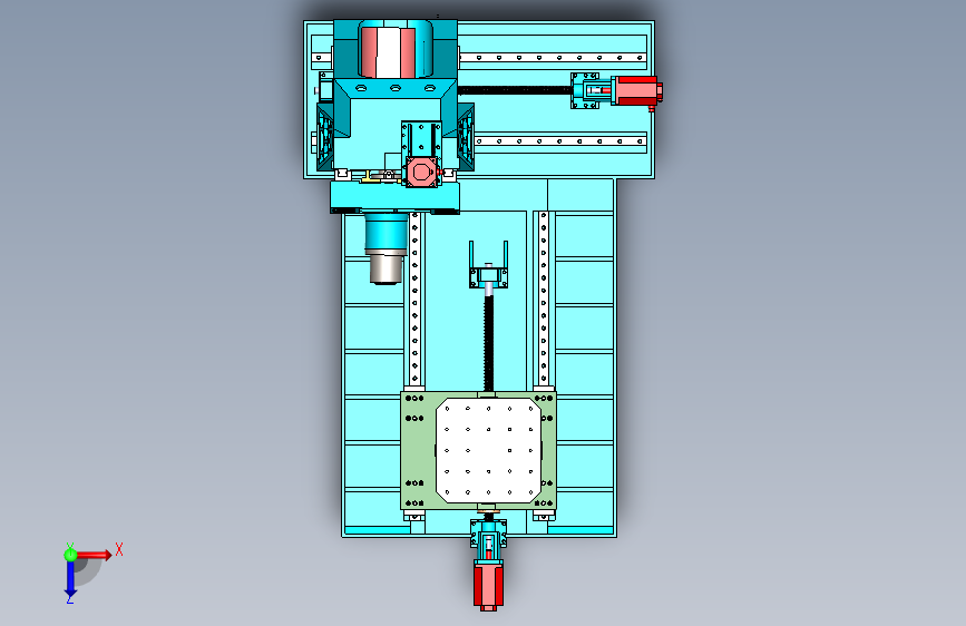 D0272-卧式加工中心三维数模三维SW2017带参_SOLIDWORKS 2017_模型图纸下载 – 懒石网