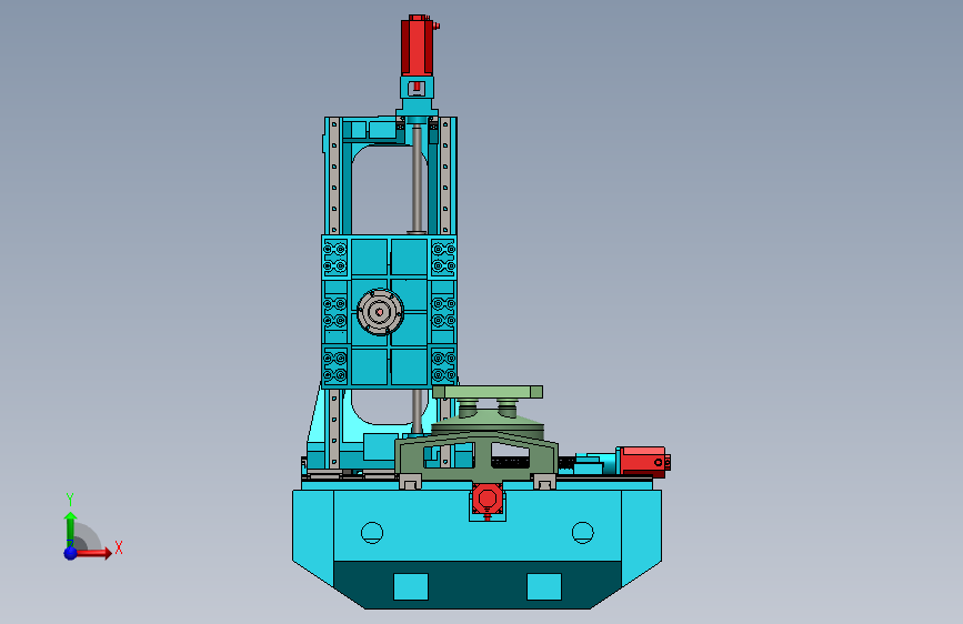 D0272-卧式加工中心三维数模三维SW2017带参_SOLIDWORKS 2017_模型图纸下载 – 懒石网