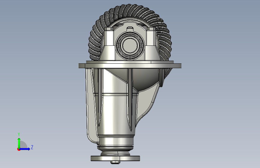 对称式锥齿轮差速器 Catia STP_STEP_模型图纸下载 – 懒石网