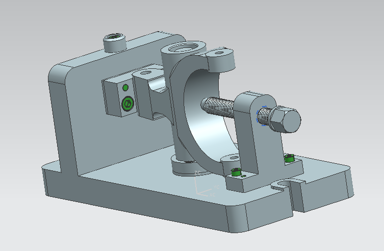 K044-杠杆(CA1340自动车床)（三）工艺规程及铣φ32端面的夹具设计（含UG三维）_UG NX 6_模型图纸下载 – 懒石网