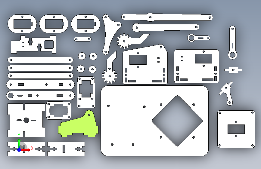 MeArm V0.41-4自由度机械臂step_STEP_模型图纸下载 – 懒石网