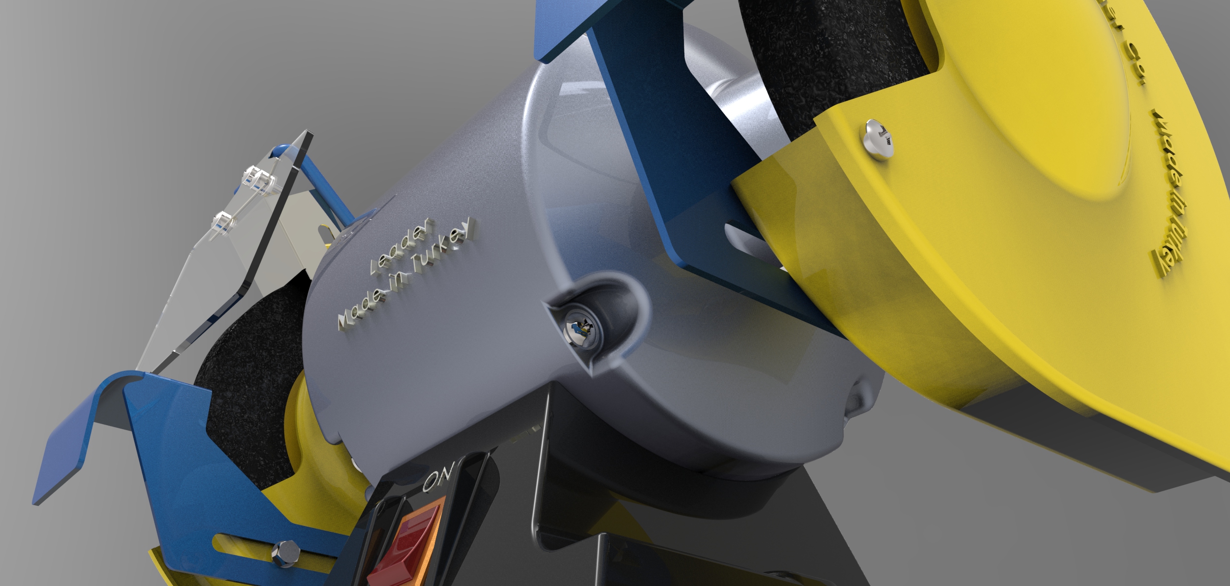 双砂轮打磨机bench-grinder-solidworks2009-2014_SOLIDWORKS 2014_模型图纸下载 – 懒石网