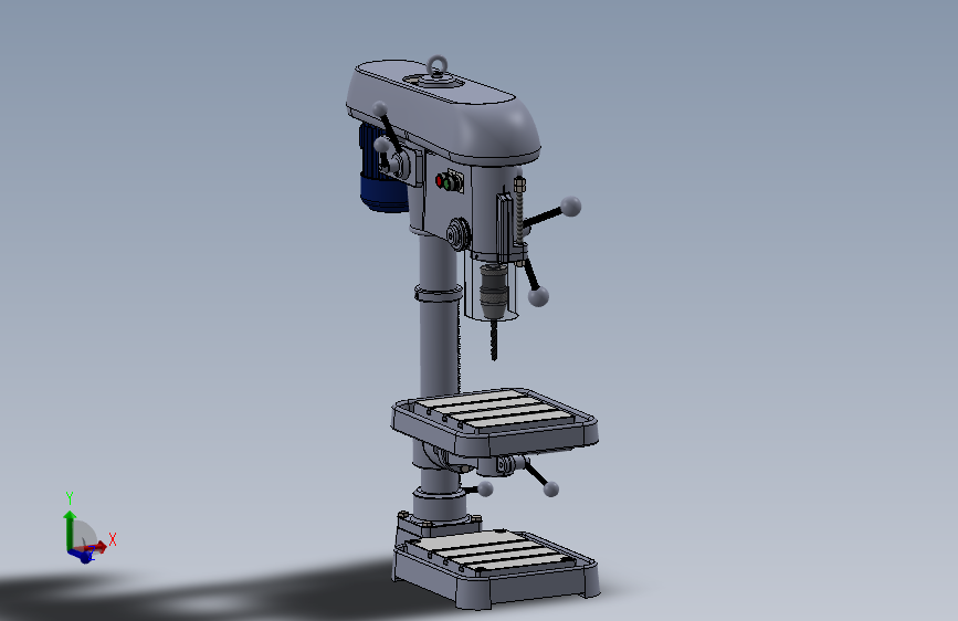 钻台pillar-drill-all-parts_SOLIDWORKS 2017_模型图纸下载 – 懒石网