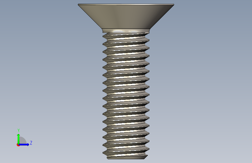 Screw_ISO_10642_M6x20_A2.STEP_STEP_模型图纸下载 – 懒石网