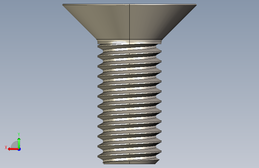 Screw_ISO_10642_M8x20_A2.STEP_STEP_模型图纸下载 – 懒石网