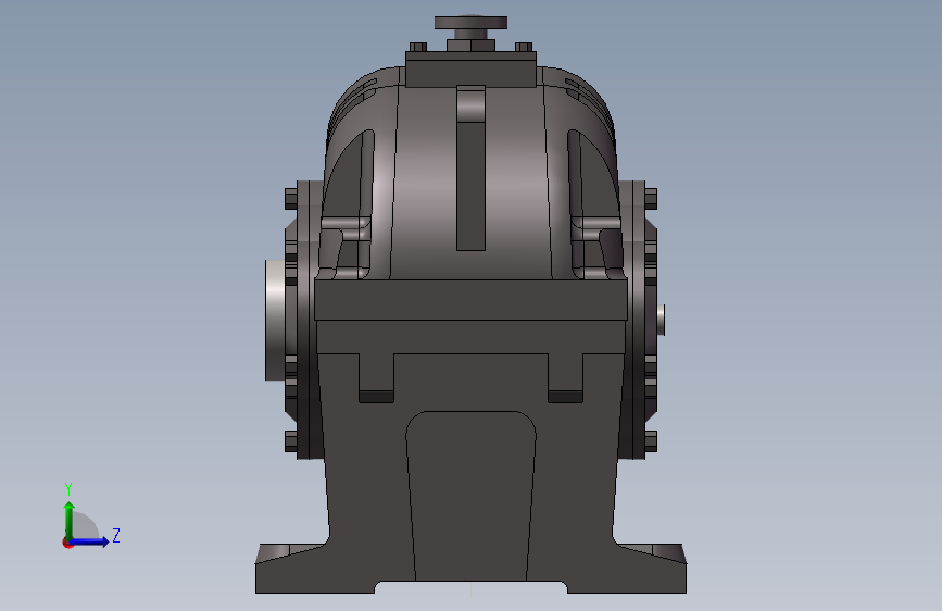 ZSY200减速机_SOLIDWORKS 2016_模型图纸下载 – 懒石网
