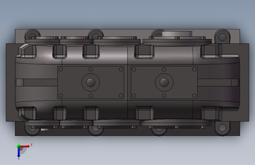 ZSY200减速机_SOLIDWORKS 2016_模型图纸下载 – 懒石网