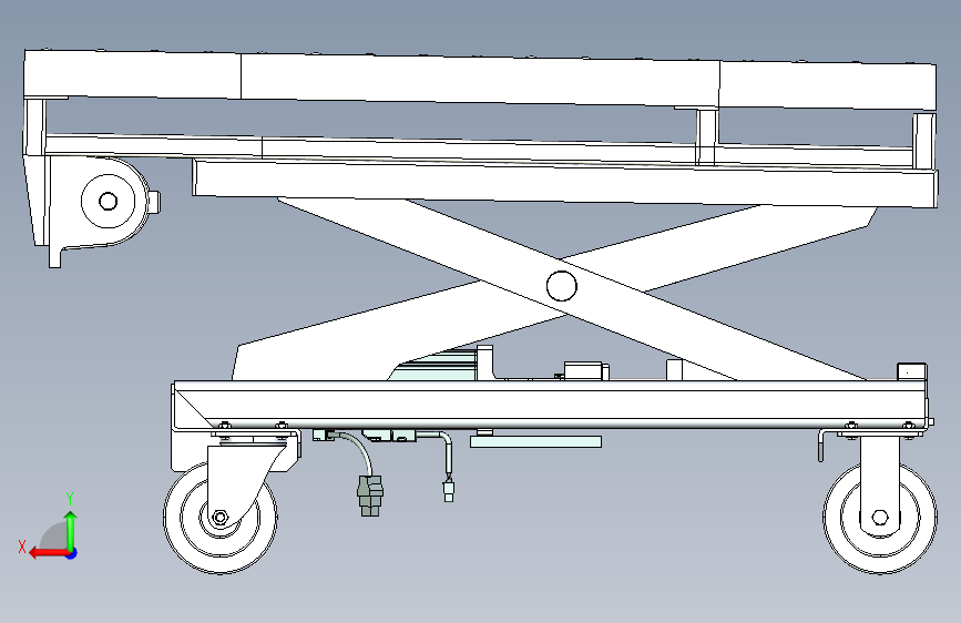 剪叉式升降滚筒线设计_ _模型图纸下载 – 懒石网