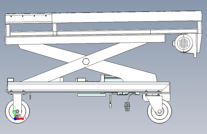 剪叉式升降滚筒线设计_ _模型图纸下载 – 懒石网