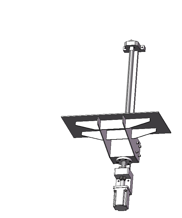 Z1517-滚珠丝杠升降机构三维SW2017带参_SOLIDWORKS 2017_模型图纸下载 – 懒石网
