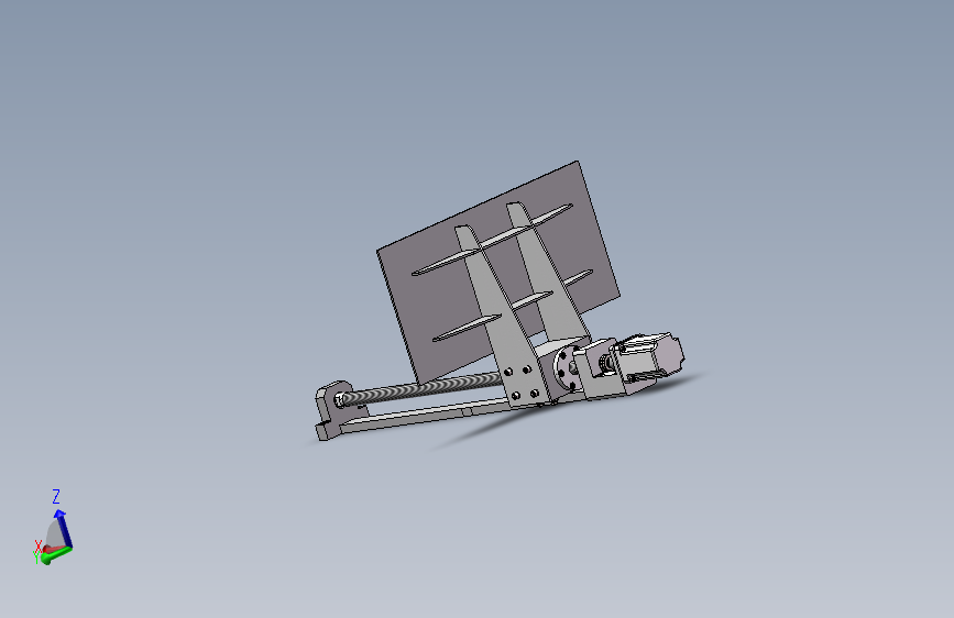 Z1517-滚珠丝杠升降机构三维SW2017带参_SOLIDWORKS 2017_模型图纸下载 – 懒石网
