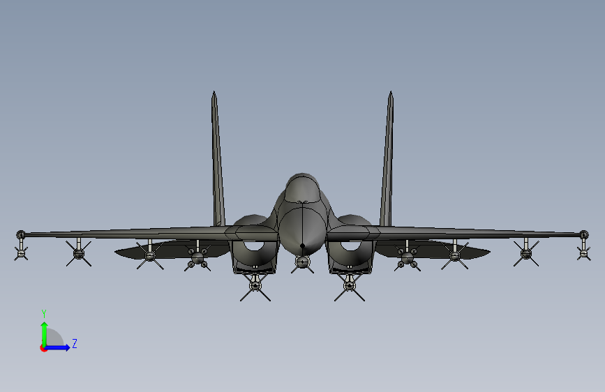 X0459-proe歼10飞机三维ProE4.0带参+==25807=10_PROE*CREO Wildfire 4.0_模型图纸下载 – 懒石网