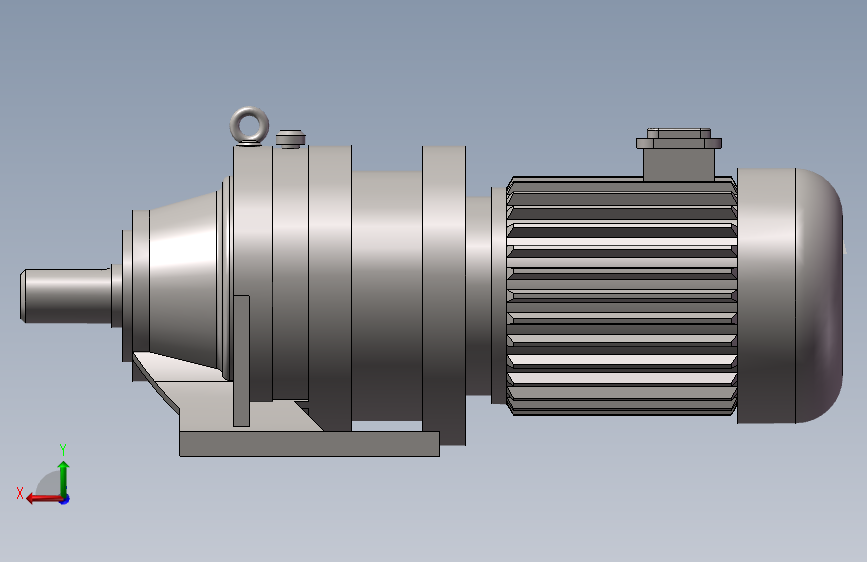 X0979-摆线针轮减速电机XWD5-43-5.5KW==387284=2_SOLIDWORKS 2016_模型图纸下载 – 懒石网