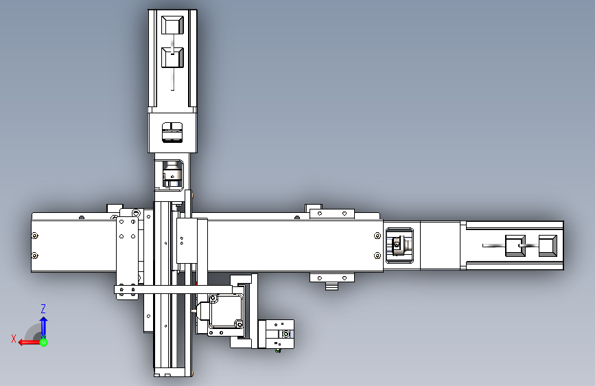 XYZ三轴搬运机构_SOLIDWORKS 2018_模型图纸下载 – 懒石网