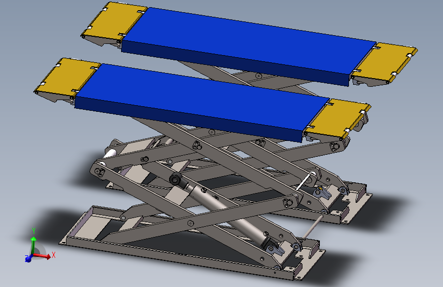 汽车举升机_模型下载 – 懒石网
